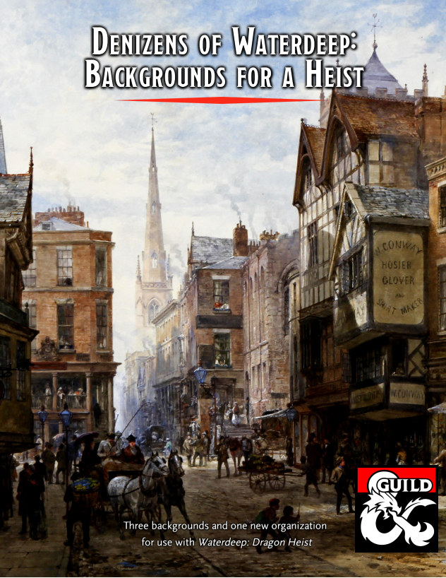Denizens of Waterdeep - Backgrounds for a Heist - Dungeon Masters Guild ...